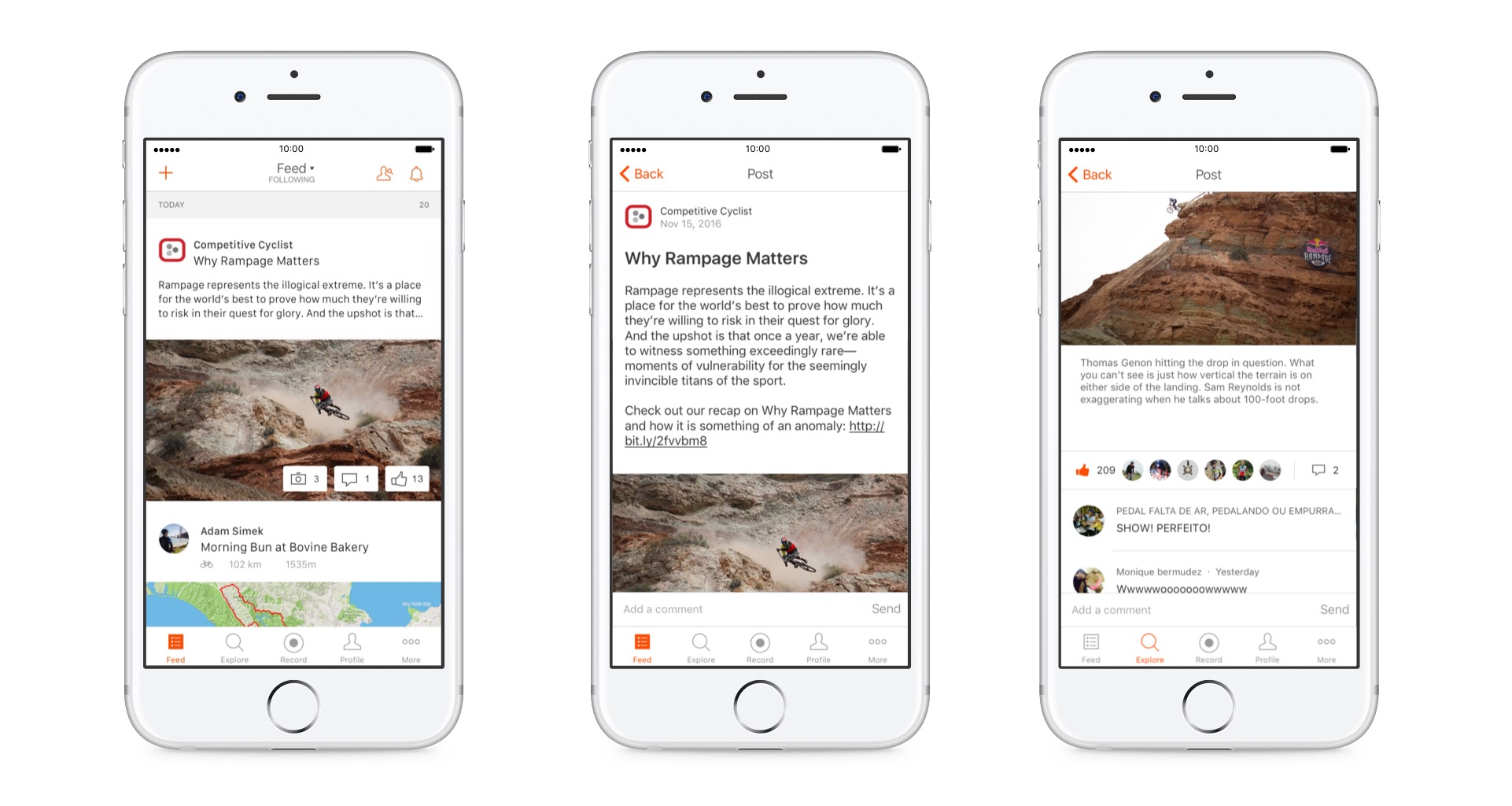 Strava New Feed